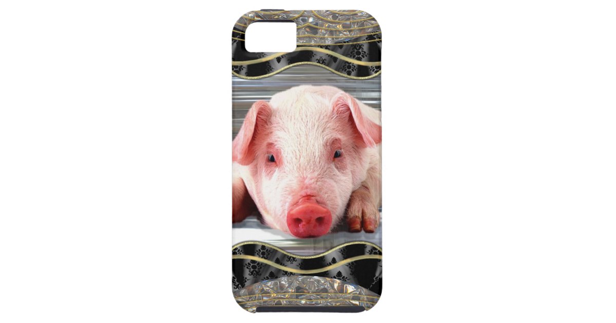 Elegant Posh Pig Case-Mate iPhone Case | Zazzle