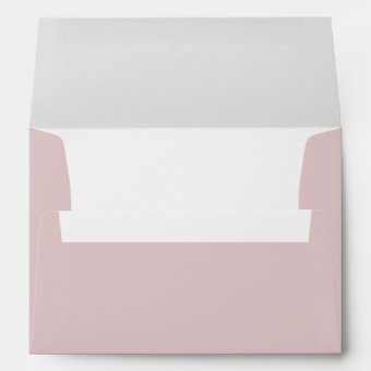 Elegant Powder Pink Calligraphy Address Wedding Envelope | Zazzle