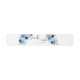 Elegant Pretty Stale Blue Floral Wedding Invitation Belly Band | Zazzle