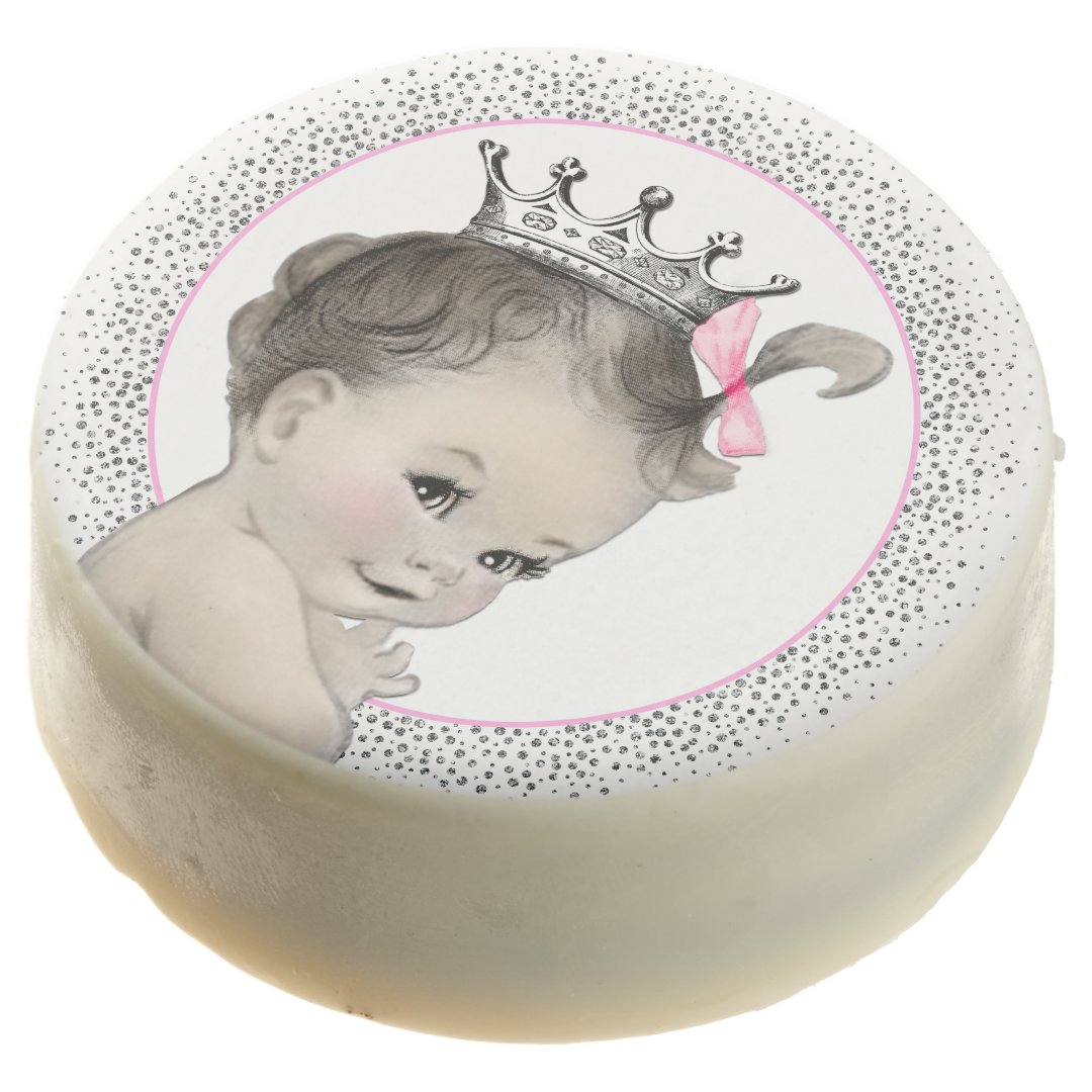 Elegant Princess Baby Shower Cookies | Zazzle