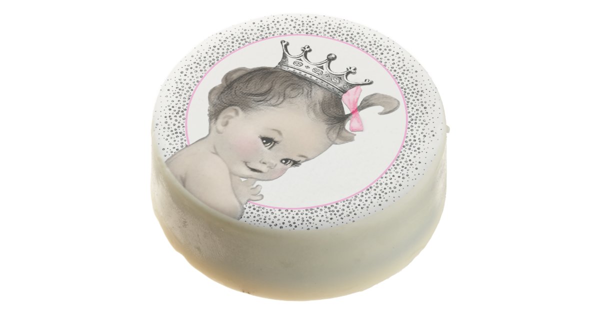 Elegant Princess Baby Shower Cookies | Zazzle
