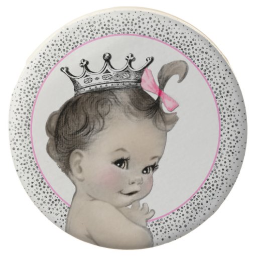Elegant Princess Baby Shower Cookies | Zazzle