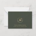 Elegant Professional Note Cards with Logo | Zazzle