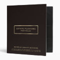 Elegant Professional Portfolio Binder | Zazzle