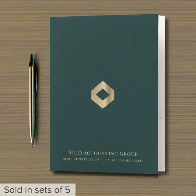 Elegant Professional Presentation Folders | Zazzle