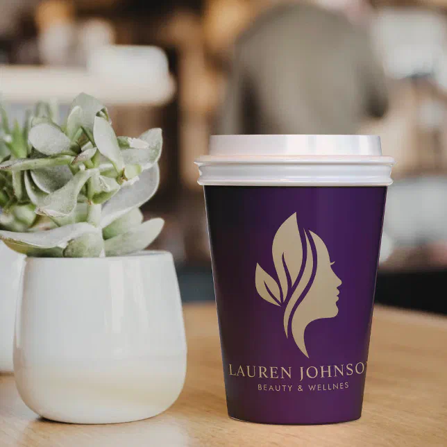 Elegant Promotional Items for your Business Paper Cups | Zazzle