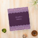 Elegant Purple Binder with your Title | Zazzle