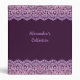 Elegant Purple Binder with your Title | Zazzle