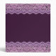 Elegant Purple Binder with your Title | Zazzle