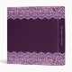 Elegant Purple Binder with your Title | Zazzle