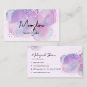 Elegant Purple Business Card | Zazzle