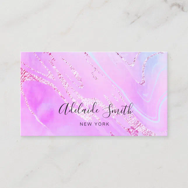 elegant purple design business card | Zazzle