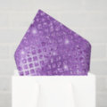Elegant Purple Diamonds Metallic Glitter Pattern Tissue Paper | Zazzle