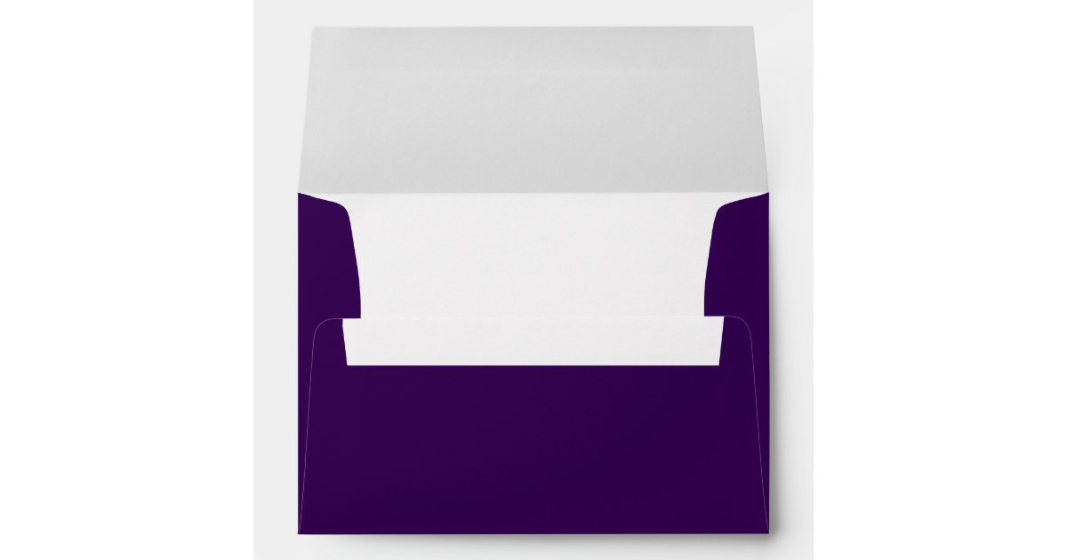 Elegant Purple Envelope | Zazzle
