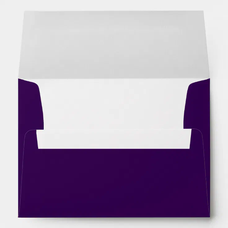 Elegant Purple Envelope | Zazzle