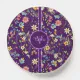 Elegant Purple Floral Personalized PopSocket | Zazzle