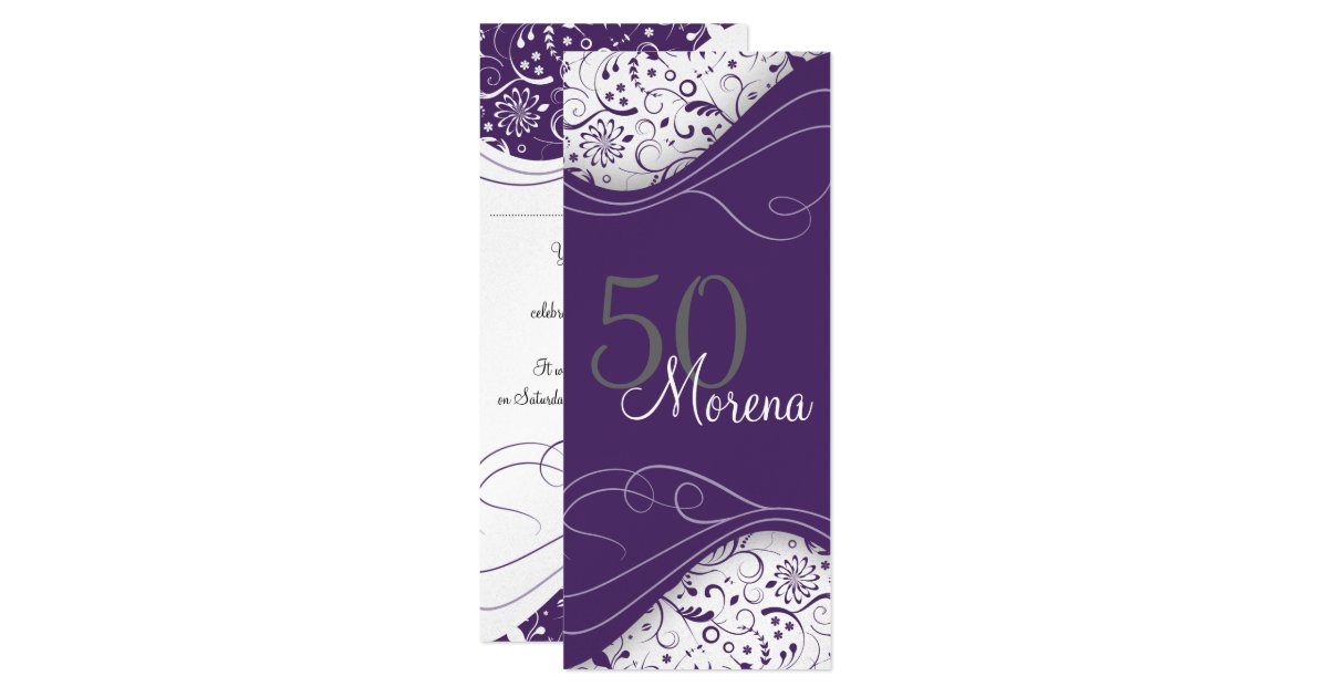 Elegant Purple Invitation | Zazzle.com