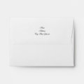 Elegant Purple Response Card Envelope | Zazzle