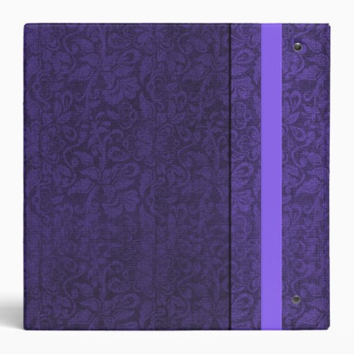 Elegant Purple Wedding Organizer Binder | Zazzle