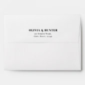 Elegant QR Code Wedding Envelope | Zazzle
