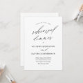 Elegant QR Code Wedding Rehearsal Dinner Invitation | Zazzle