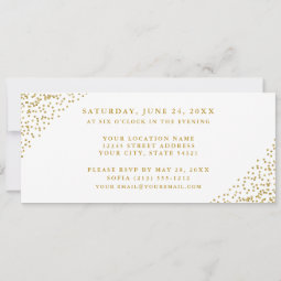 Elegant Quinceanera Photo Purple and Gold Ticket Invitation | Zazzle