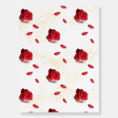 Elegant Quinceañera Red Rose welcome sign | Zazzle