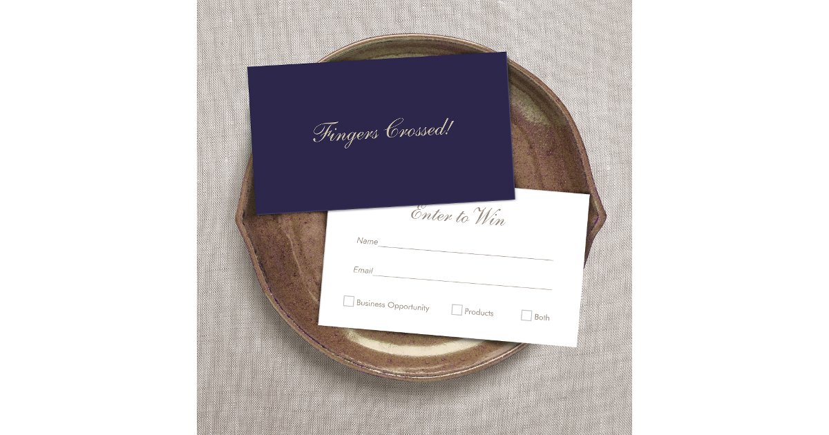 Elegant Raffle Ticket Navy Blue | Zazzle