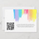 Elegant Rainbow LGBTQ Engagement Photo QR Code Save The Date | Zazzle
