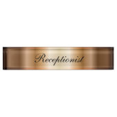 Elegant Receptionist Desk Name Plate | Zazzle