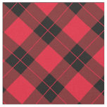 Red Black Buffalo Plaid Pattern Fabric | Zazzle