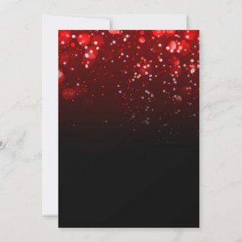 Elegant Red Black Gold 40th Birthday Invitation | Zazzle