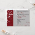elegant red Corporate party Invitation | Zazzle