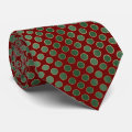 Elegant Red Green Luxury Polka Dot Pattern Neck Tie | Zazzle