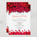 Elegant Red Hearts Invitation | Zazzle