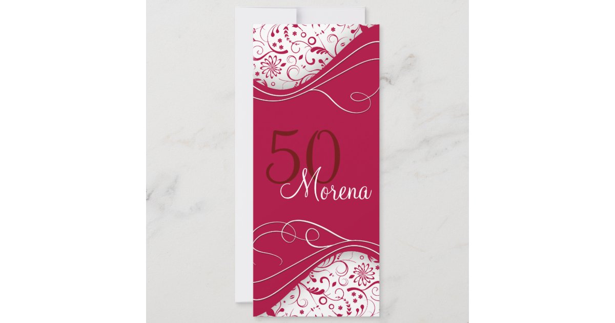 Elegant Red Invitation | Zazzle