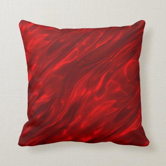 Elegant Red Modern Abstract Design Throw Pillow | Zazzle.com