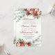 Elegant Red Rose Muslim Wedding Nikah Invitation | Zazzle