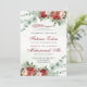 Elegant Red Rose Muslim Wedding Nikah Invitation | Zazzle
