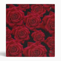 Elegant Red Rose - Wedding Planner 3 Ring Binder | Zazzle