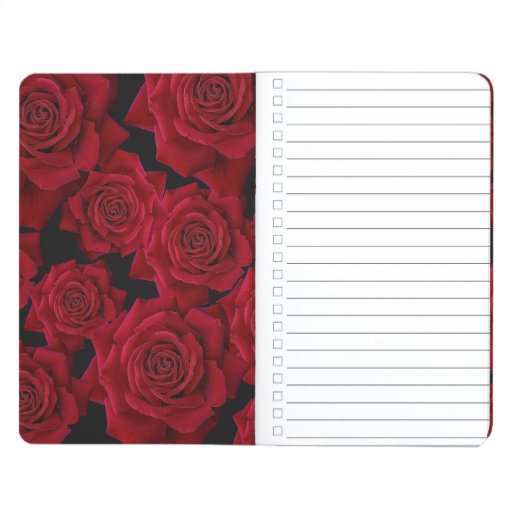 Elegant Red Rose - Wedding Planner Journal | Zazzle