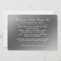 Elegant Red|Silver Class Reunion Invitation | Zazzle