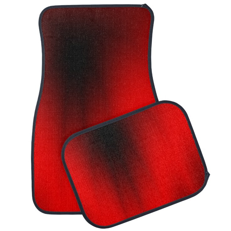 Elegant Red Splash Car and Truck Mats | Zazzle