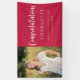 Elegant Red White Graduation Photo Banner | Zazzle