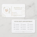 Elegant Registered Psychologist Appointment Card | Zazzle