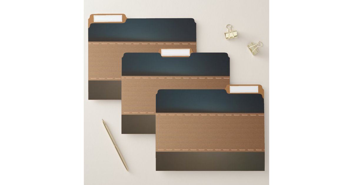 Elegant Retro File Folder | Zazzle