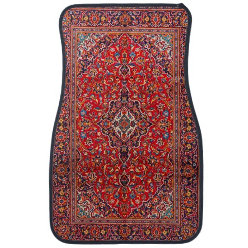Elegant Retro Modern Vintage Persian Car Floor Mat | Zazzle