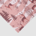 Elegant Retro Red Woodland Deer Tissue Paper | Zazzle