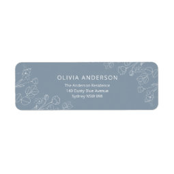 Elegant Return Address Label | Zazzle