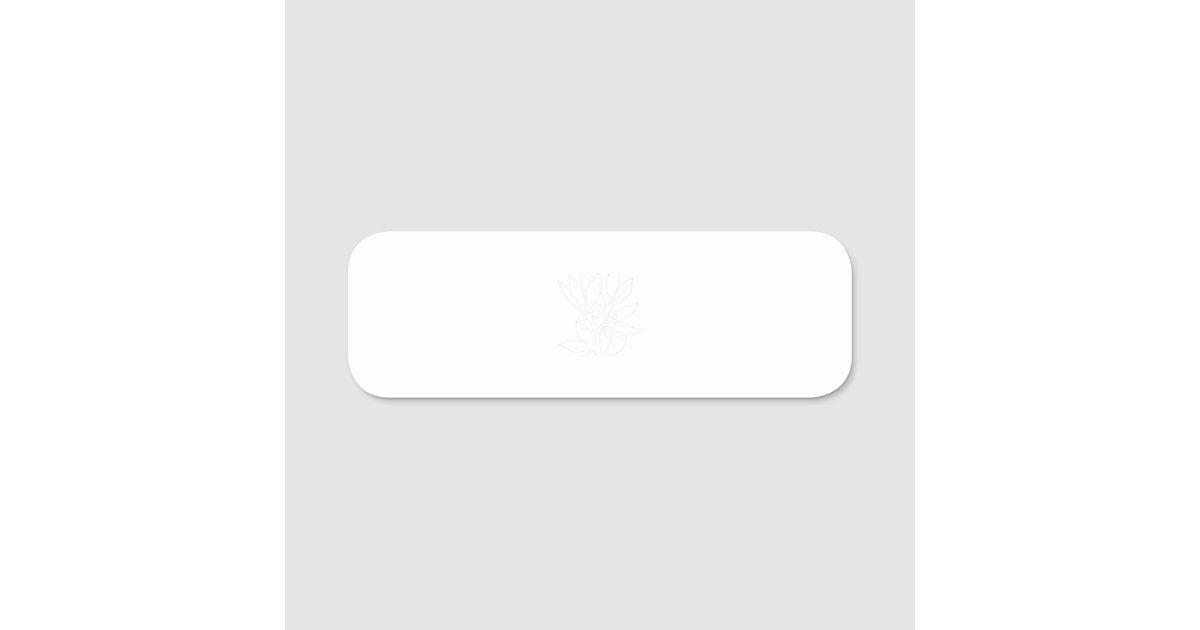 Elegant & Reusable Name Tags | Custom Styles | Zazzle